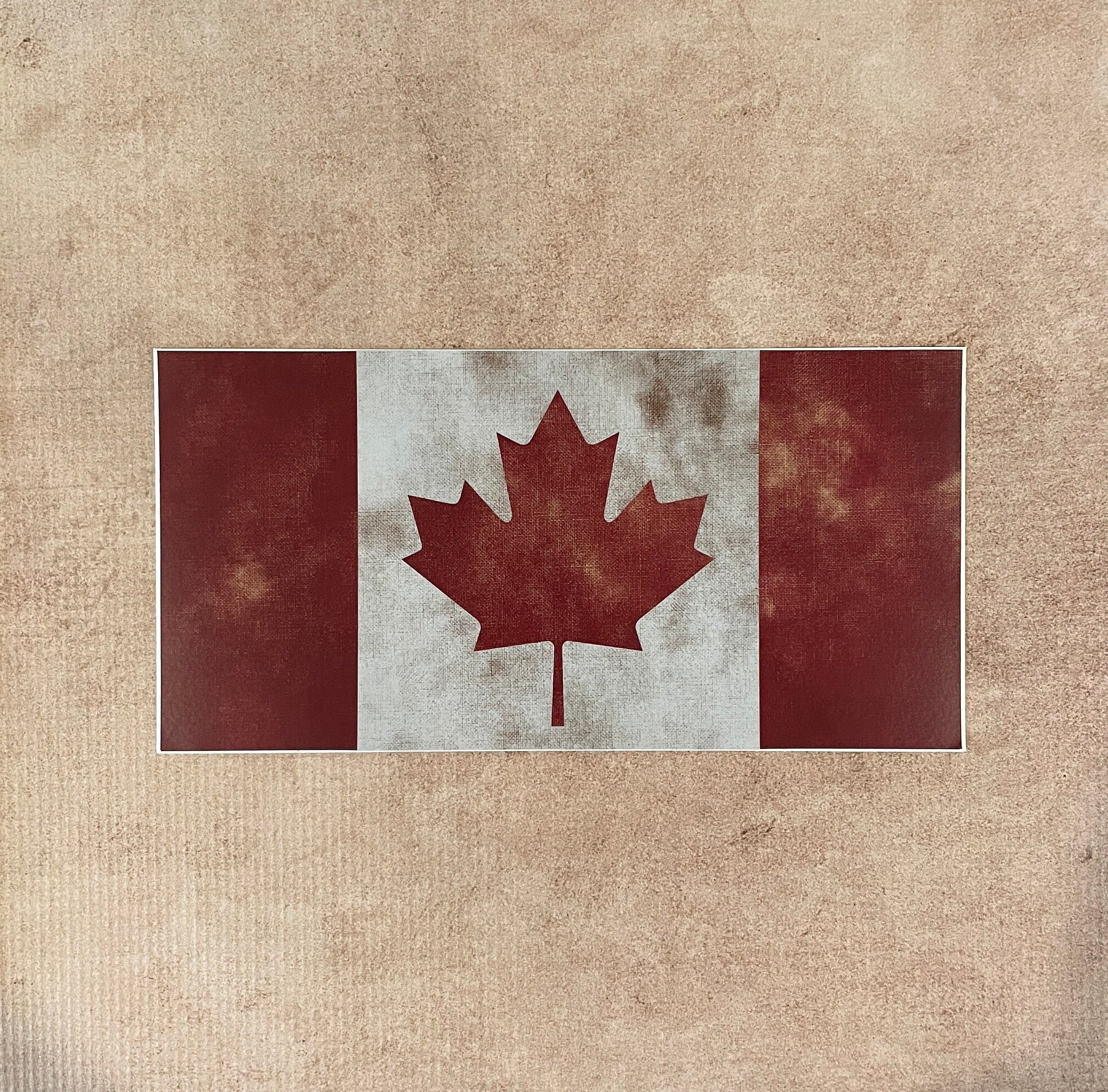 Canadian Flag 1x Sticker - Etsy
