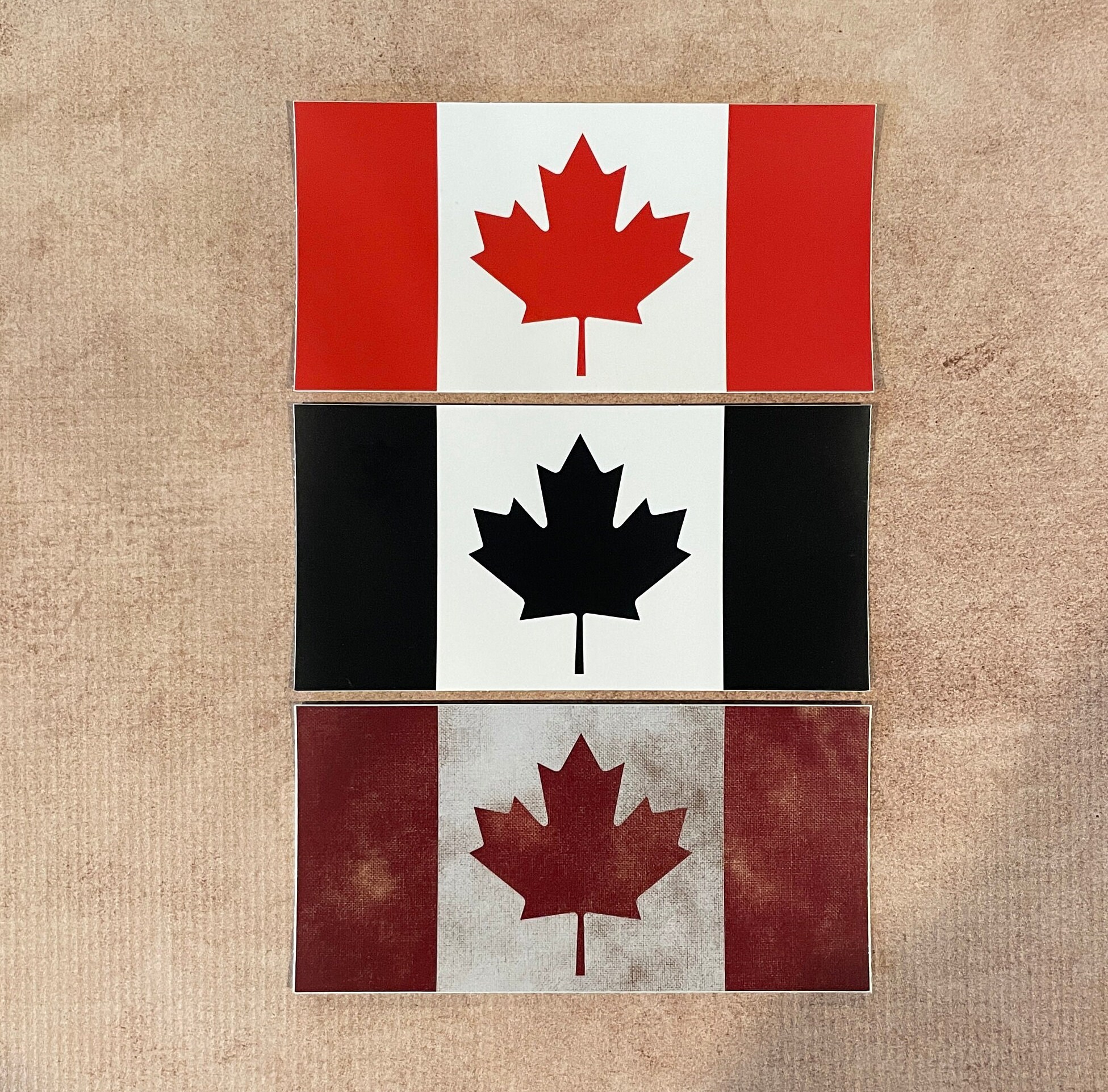 Canadian Flag 1x Sticker - Etsy