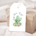 Watercolor Cactus Logo Floral Custom Logo Desert Boutique Watermark ...