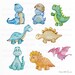 Watercolor Dinosaurs Clipart Neutral Baby Clip Art Dino Nursery Decor ...