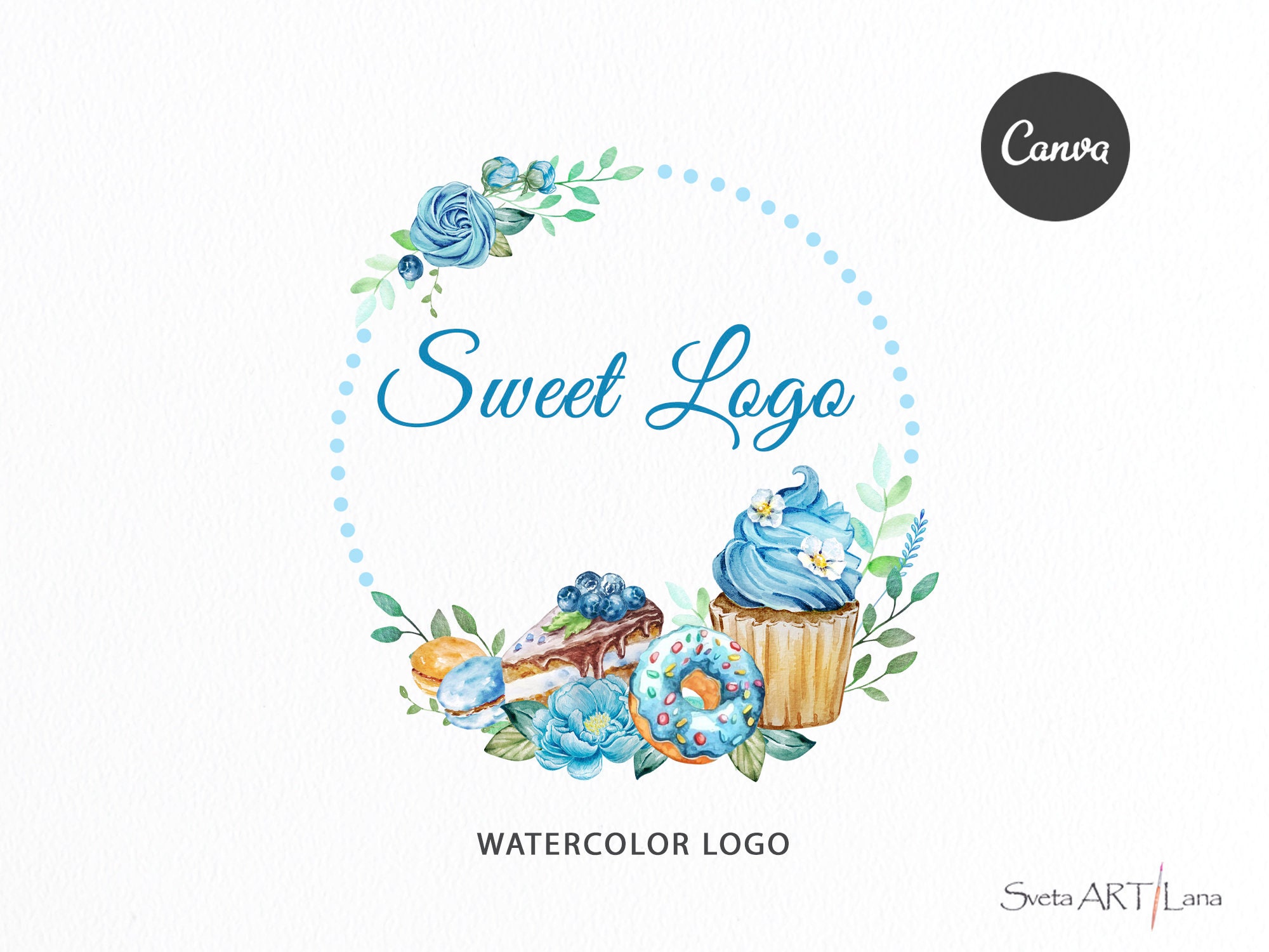 Blue Cake Logo