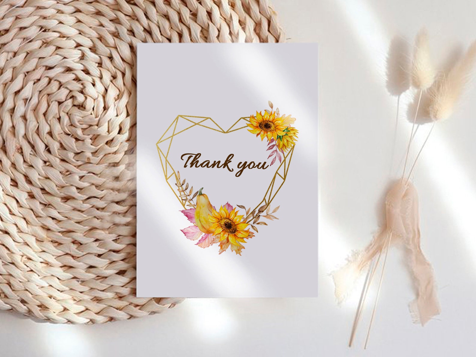 Sunflower Gold Frame Autumn Clipart Fall Pumpkin Watercolor - Etsy