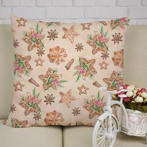 Watercolor Christmas Gingerbread Digital Paper | Winter Sweets Seamless ...