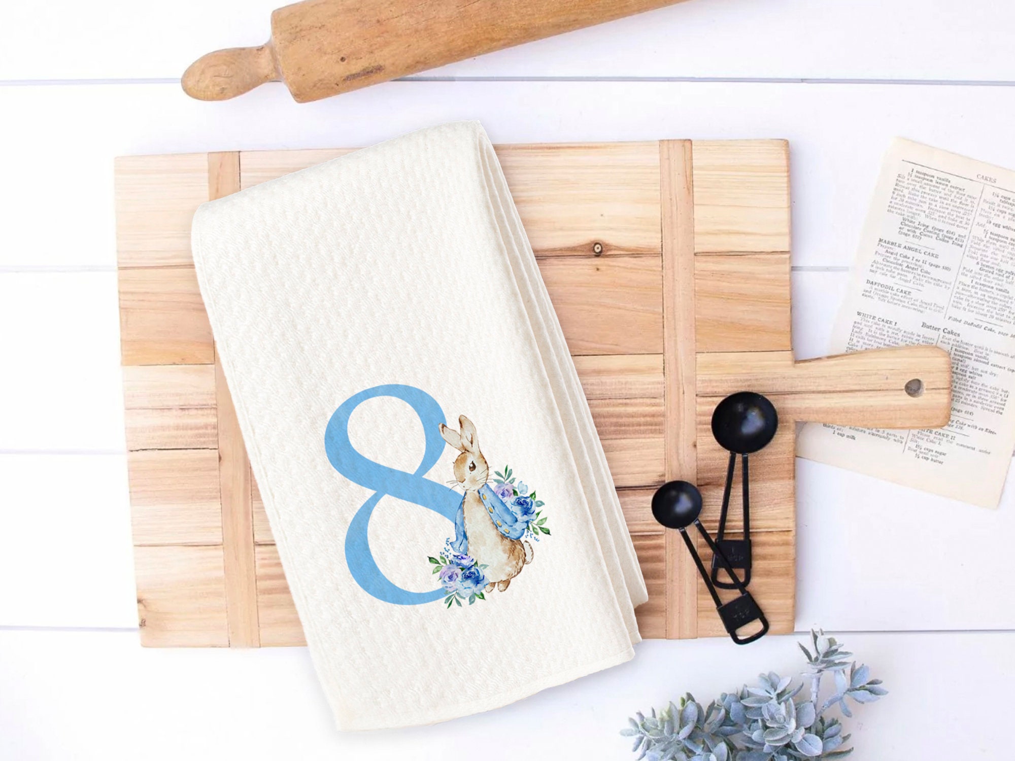 Peter Rabbit Blue Floral Numbers PNG Watercolor Peter Rabbit - Etsy