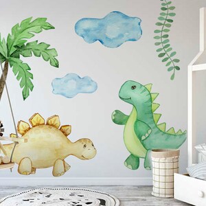 Watercolor Dinosaurs Clipart | Neutral Baby Clip Art | Dino Nursery ...