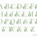 Peter Rabbit Green Alphabet Clipart | Watercolor Cute Bunny PNG | Peter ...