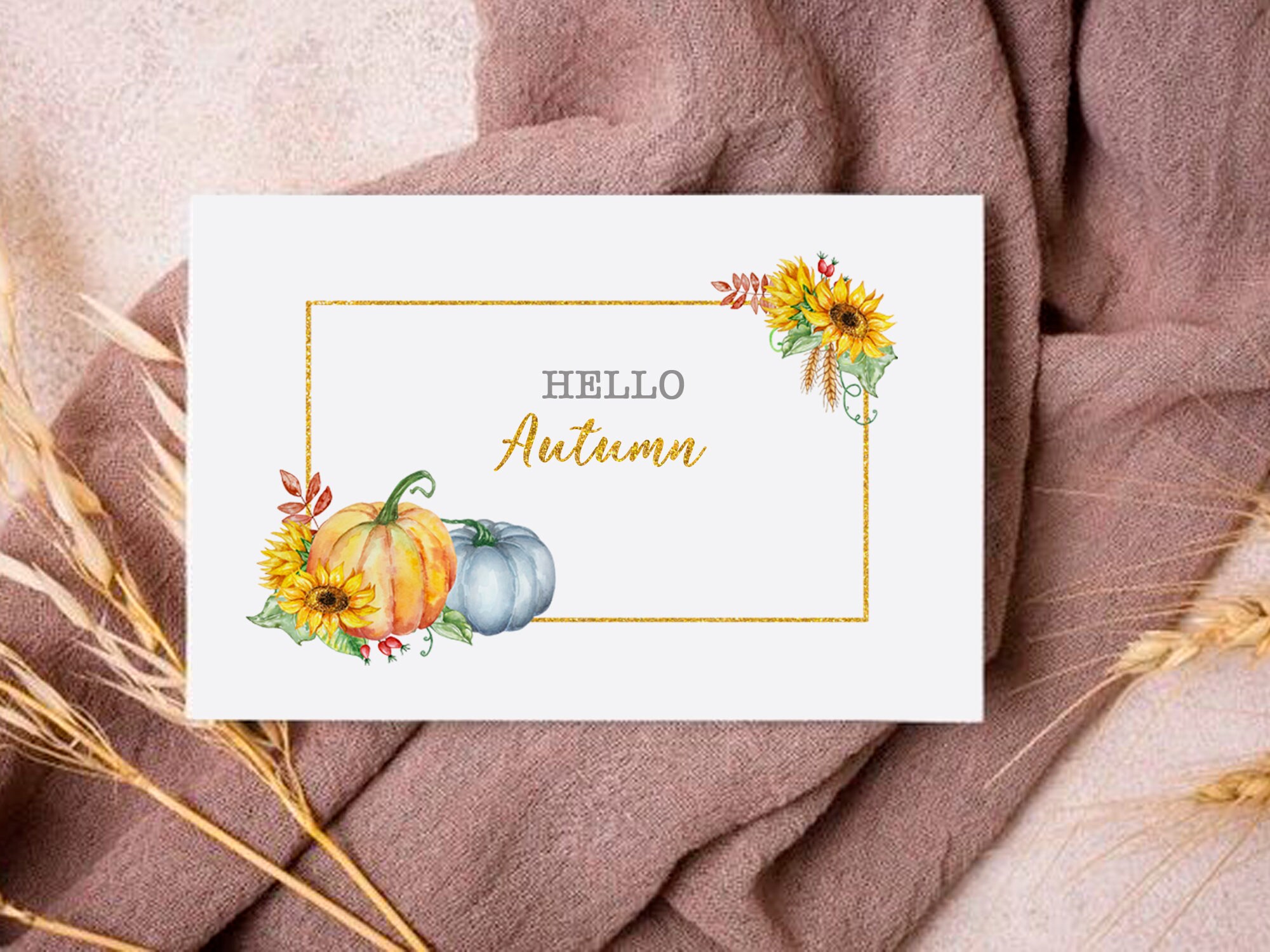 Pumpkins Frames Clipart | Watercolor Autumn Pumpkin | Sunflower Wreath ...