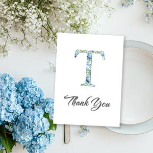 Watercolor Hydrangea Alphabet Clipart | Blue Letters | Floral Alphabet ...