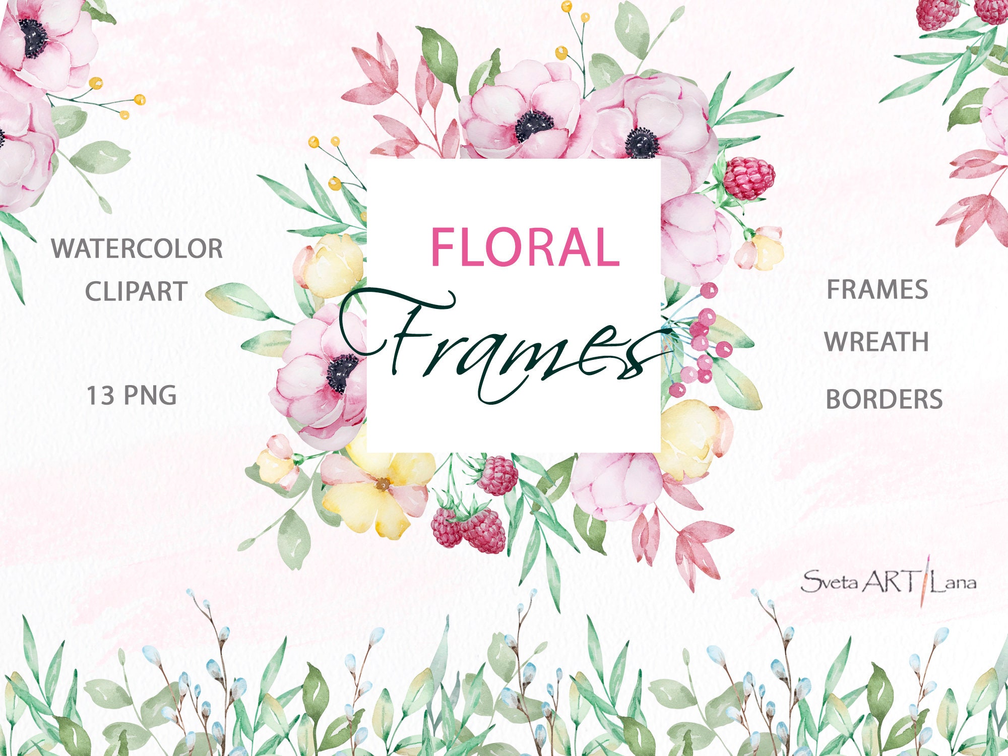 Spring Borders And Frames