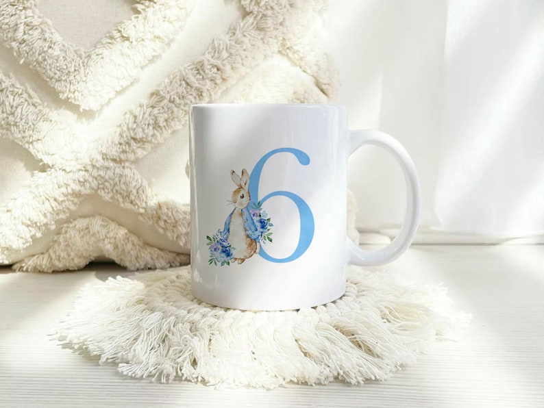 Peter Rabbit Blue Floral Numbers PNG Watercolor Peter Rabbit - Etsy