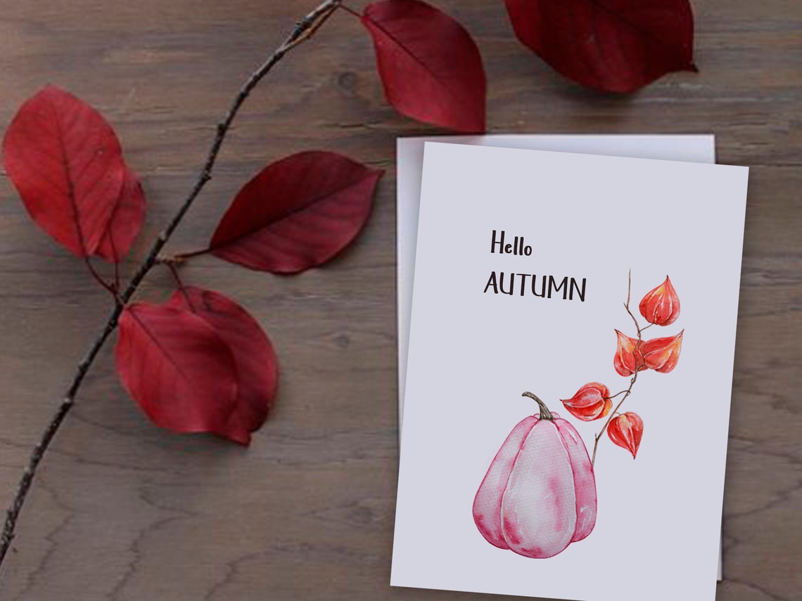 Pumpkin Watercolor Clipart Autumn Harvest Fall Clipart - Etsy