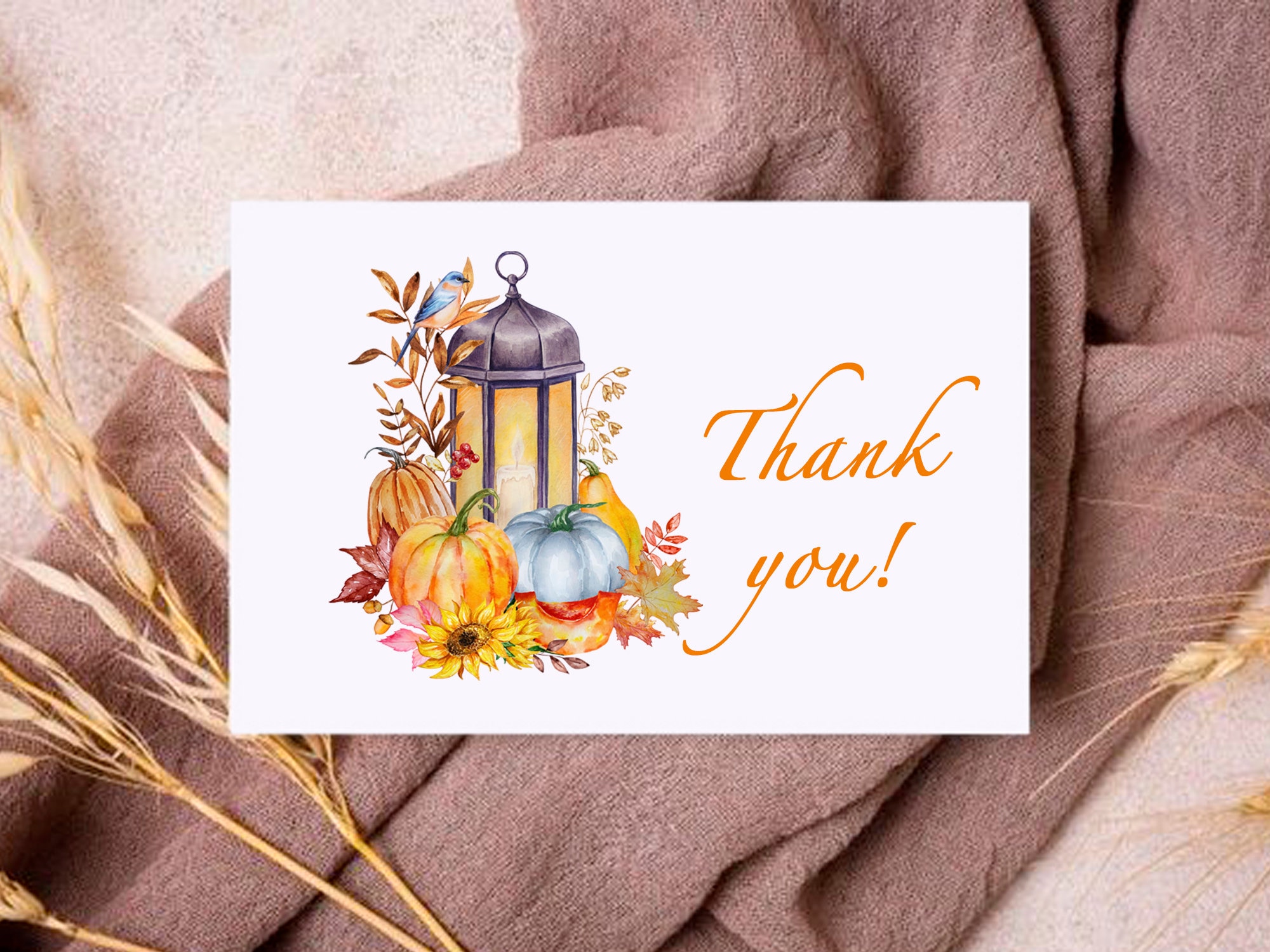 Autumn Watercolor Clipart | Fall Clipart | Orange Pumpkins | Autumn ...