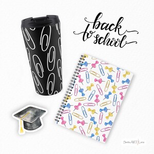 School Digital Papers | Watercolor Classroom School Supplies Digital ...