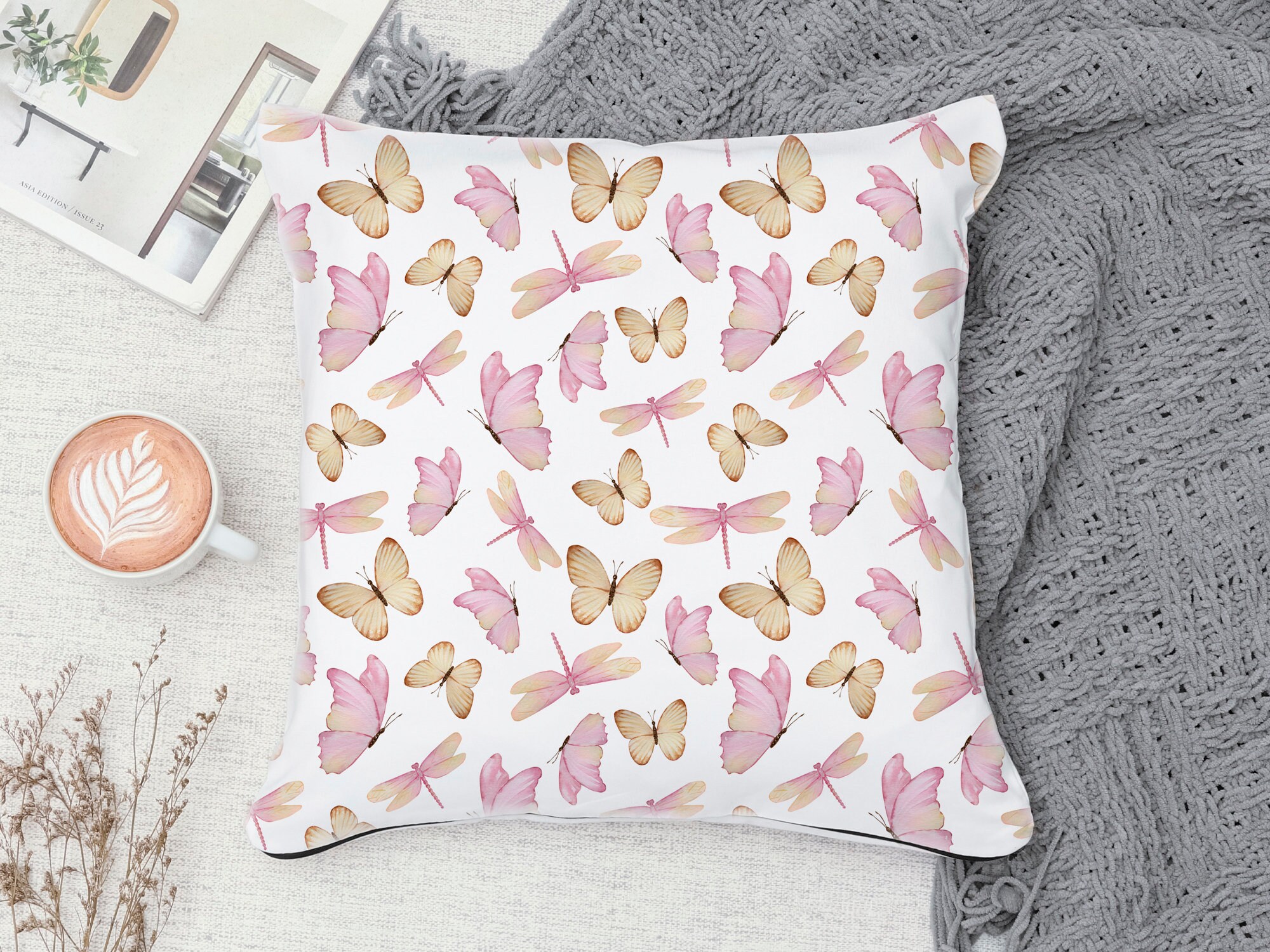 Watercolor Easter Digital Paper Spring Seamless Pattern Cute | Etsy