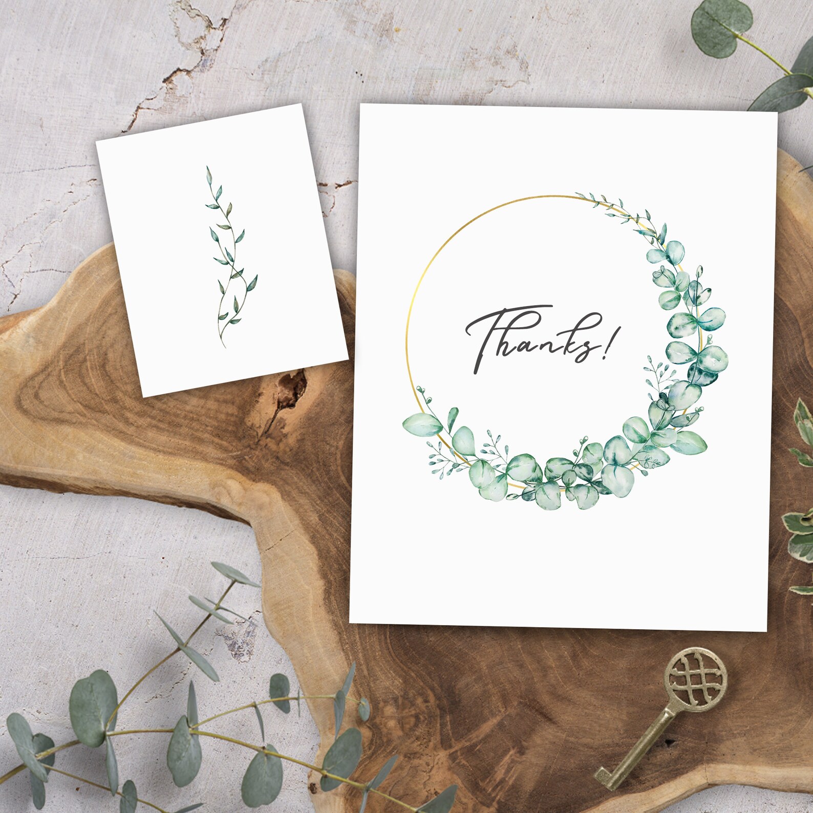 Watercolor Eucalyptus Wreath Clipart Greenery Wreath Rustic - Etsy