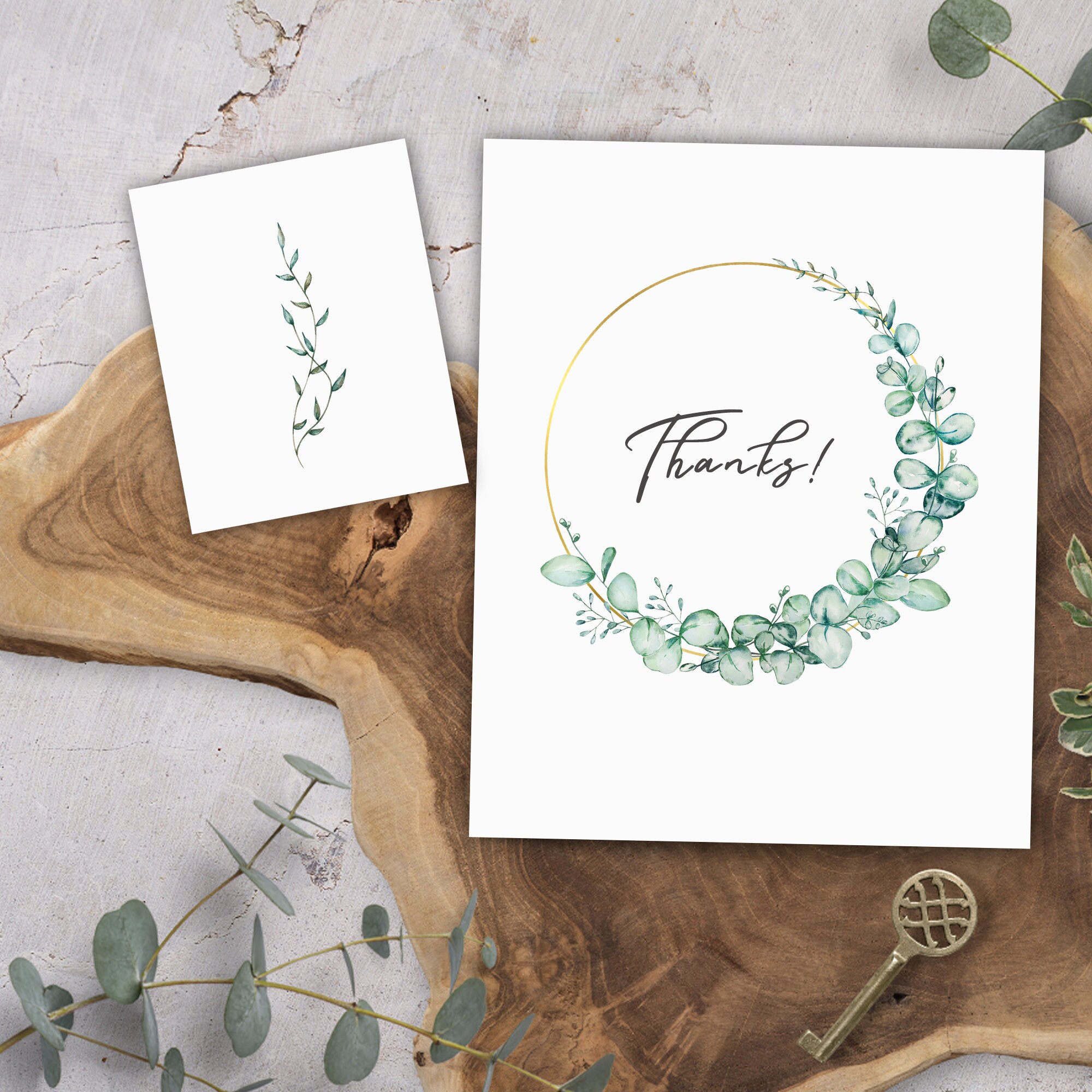 Watercolor Eucalyptus Wreath Clipart Greenery Wreath Rustic - Etsy