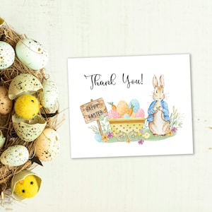 Peter Rabbit Happy Easter Clipart | Watercolor Rabbit PNG | Easter ...