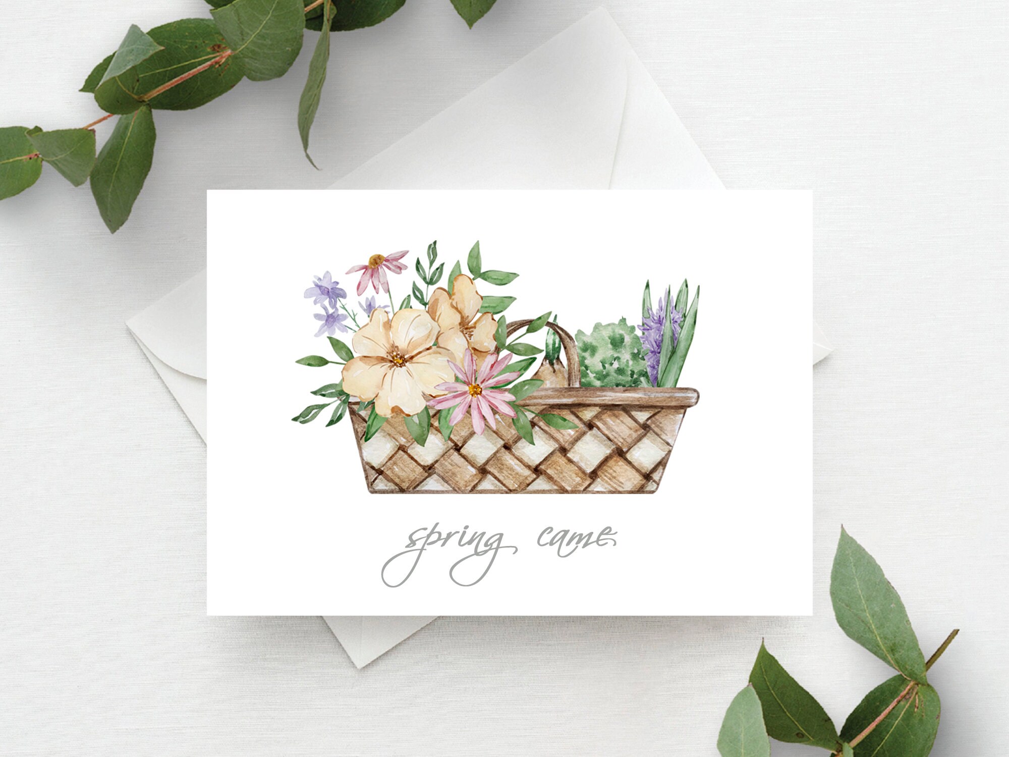 Watercolor Spring Garden Flowers Clipart Bouquet Flowers - Etsy