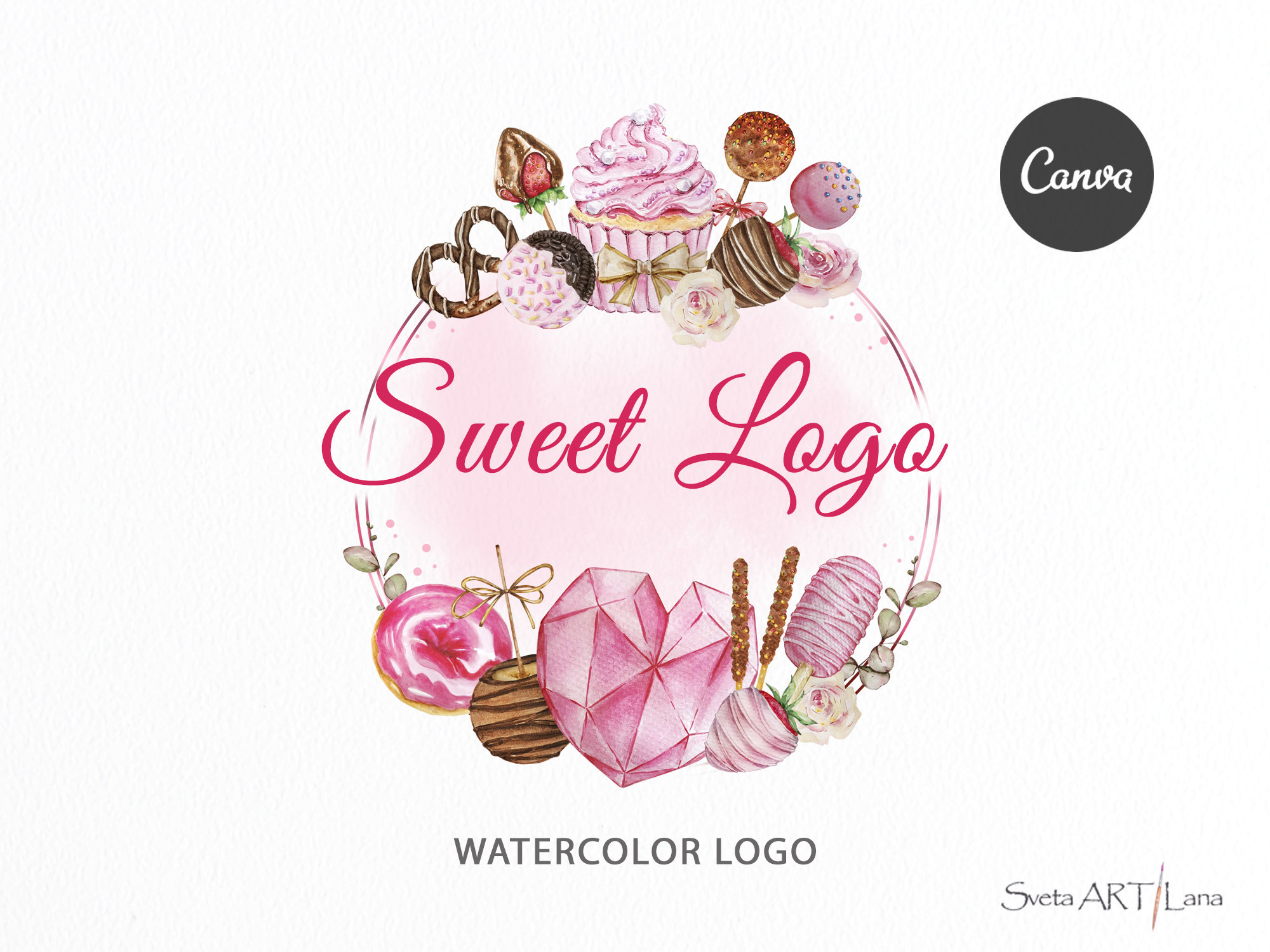 Cake Pop Logo Designs