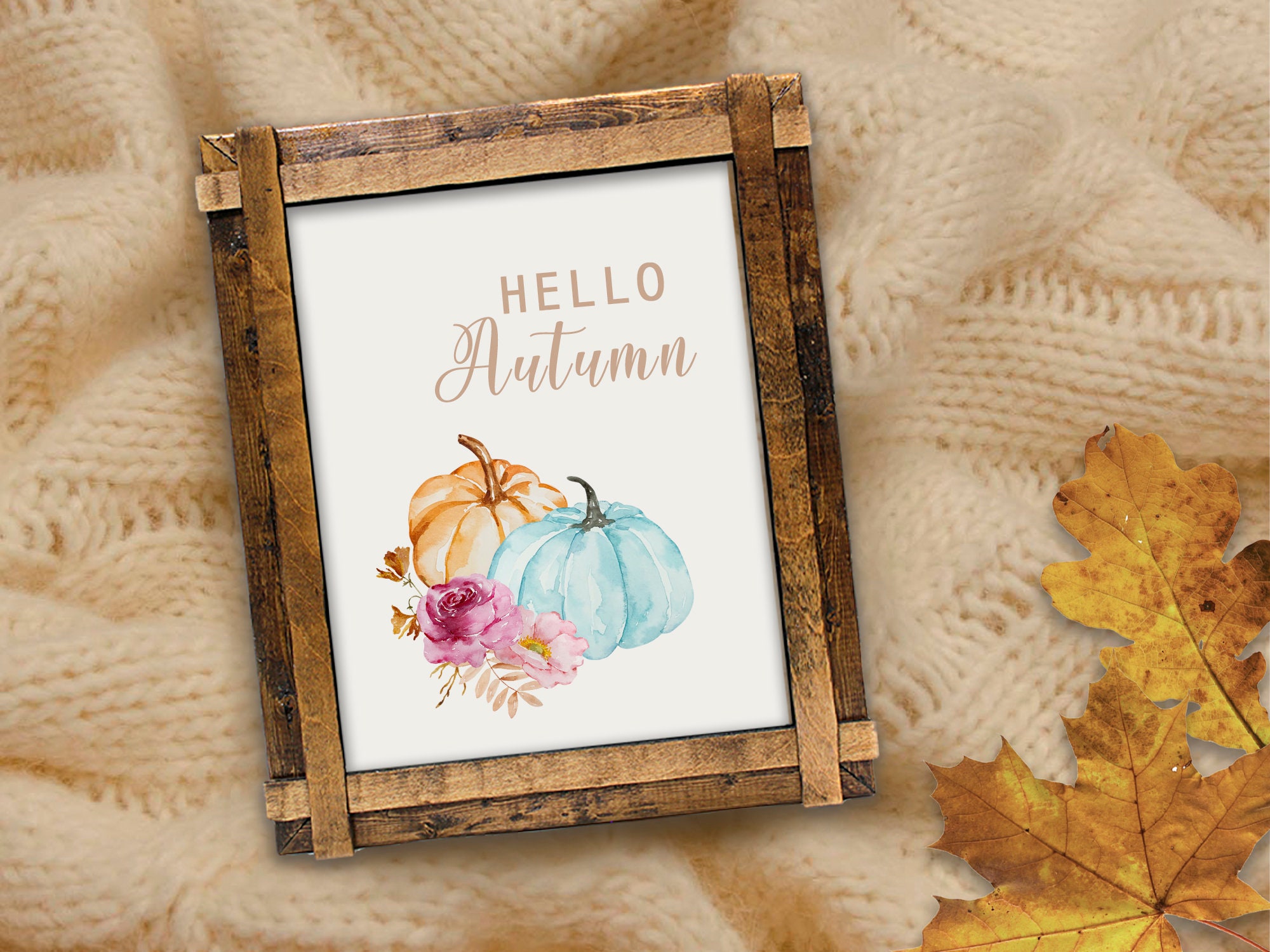 Autumn Watercolor Pastel Pumpkins Clipart Modern Pumpkins - Etsy