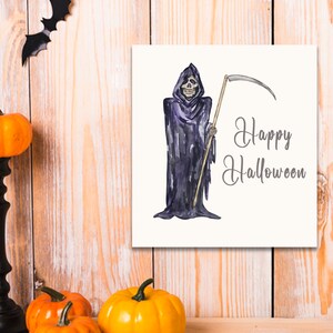Watercolor Spooky Halloween Clipart Monster Happy Halloween - Etsy