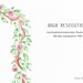 Floral Frames Valentines Day Clipart | Grandmillennial Soft Pink ...