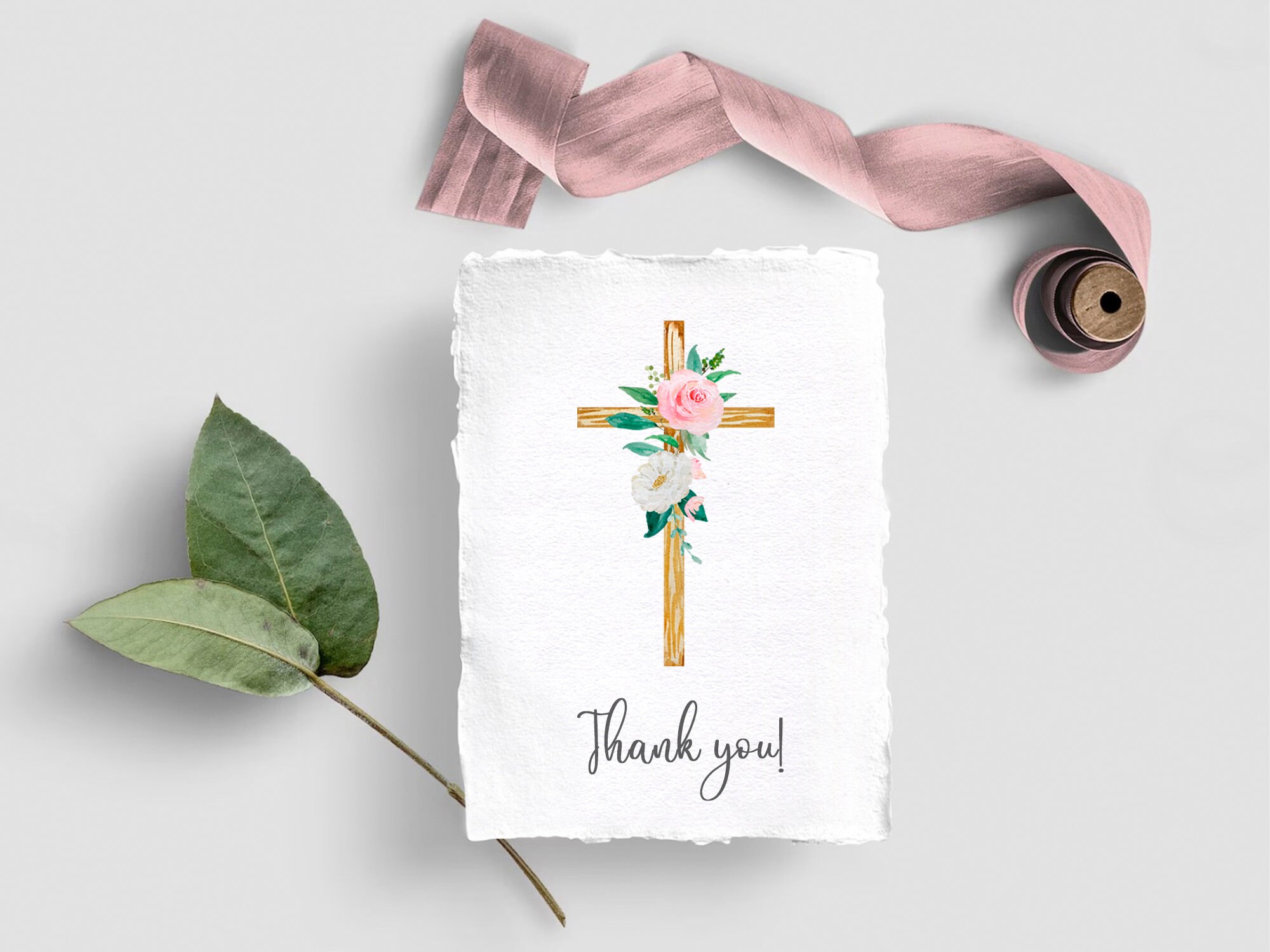Watercolor Floral Cross Clipart Religious Easter Clipart Png - Etsy