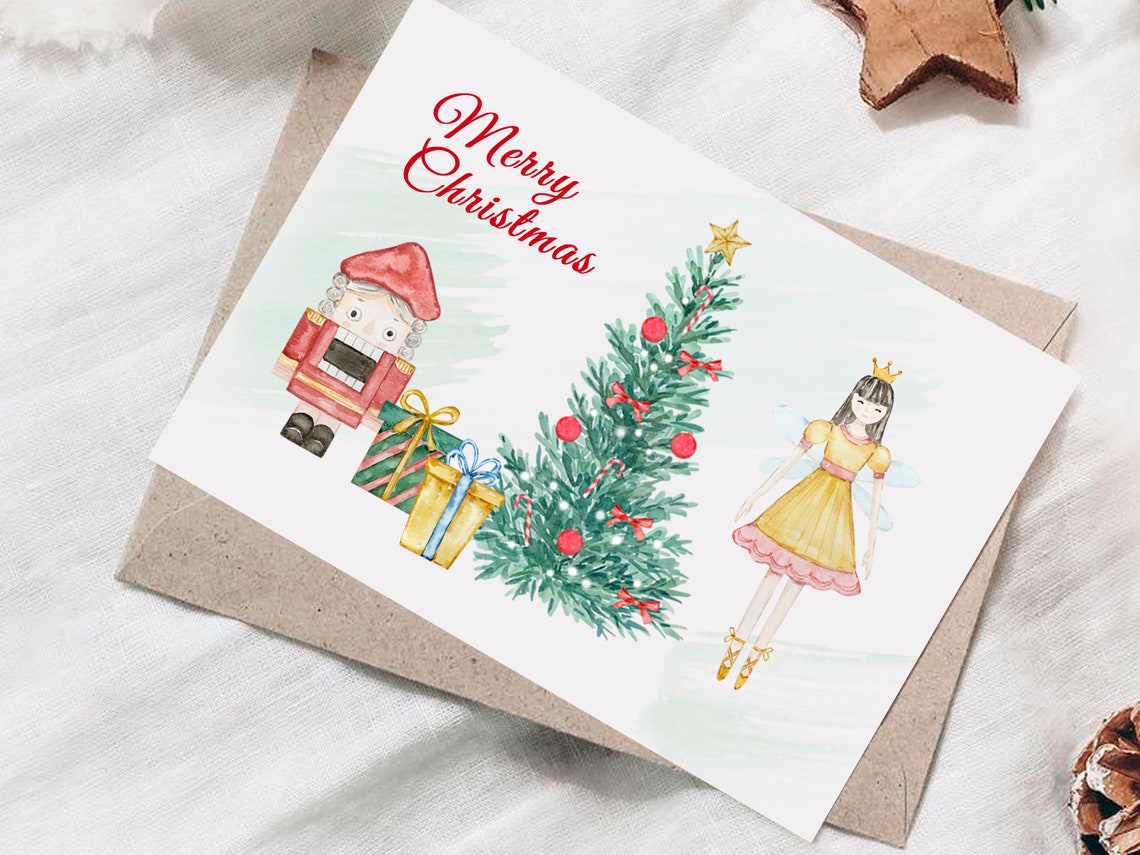 Nutcracker Christmas Clipart Watercolor Nutcracker Ballet - Etsy