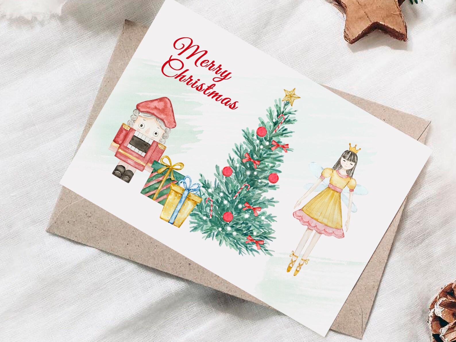 Nutcracker Christmas Clipart Watercolor Nutcracker Ballet - Etsy