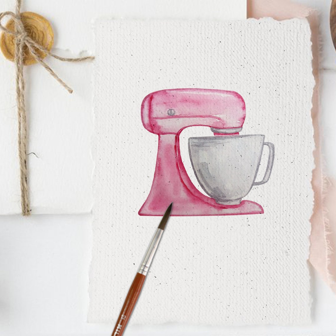 Watercolor Baking Clipart. Home Bakery Cooking Clipart - Etsy