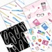 School Digital Papers | Watercolor Classroom School Supplies Digital ...