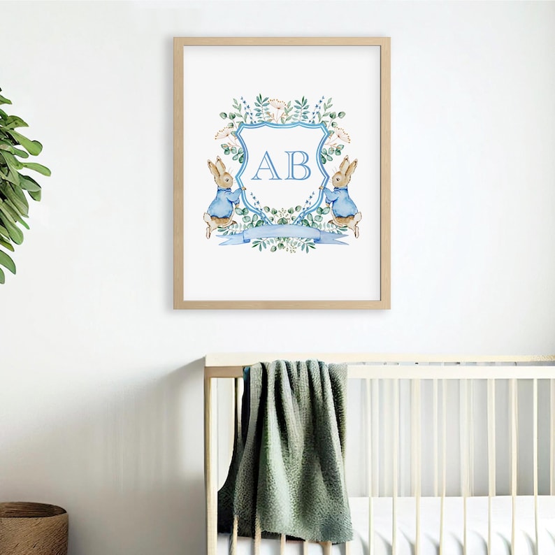 Peter Rabbit Clipart | Watercolor Floral Rabbit PNG | Beatrix Potter ...