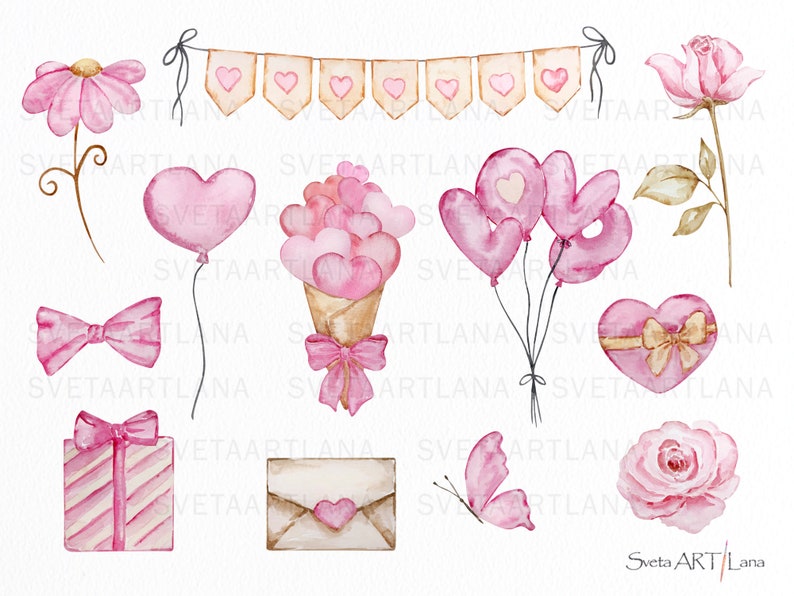 Watercolor Teddy Bear Valentines Day Clipart Little Bear Png - Etsy