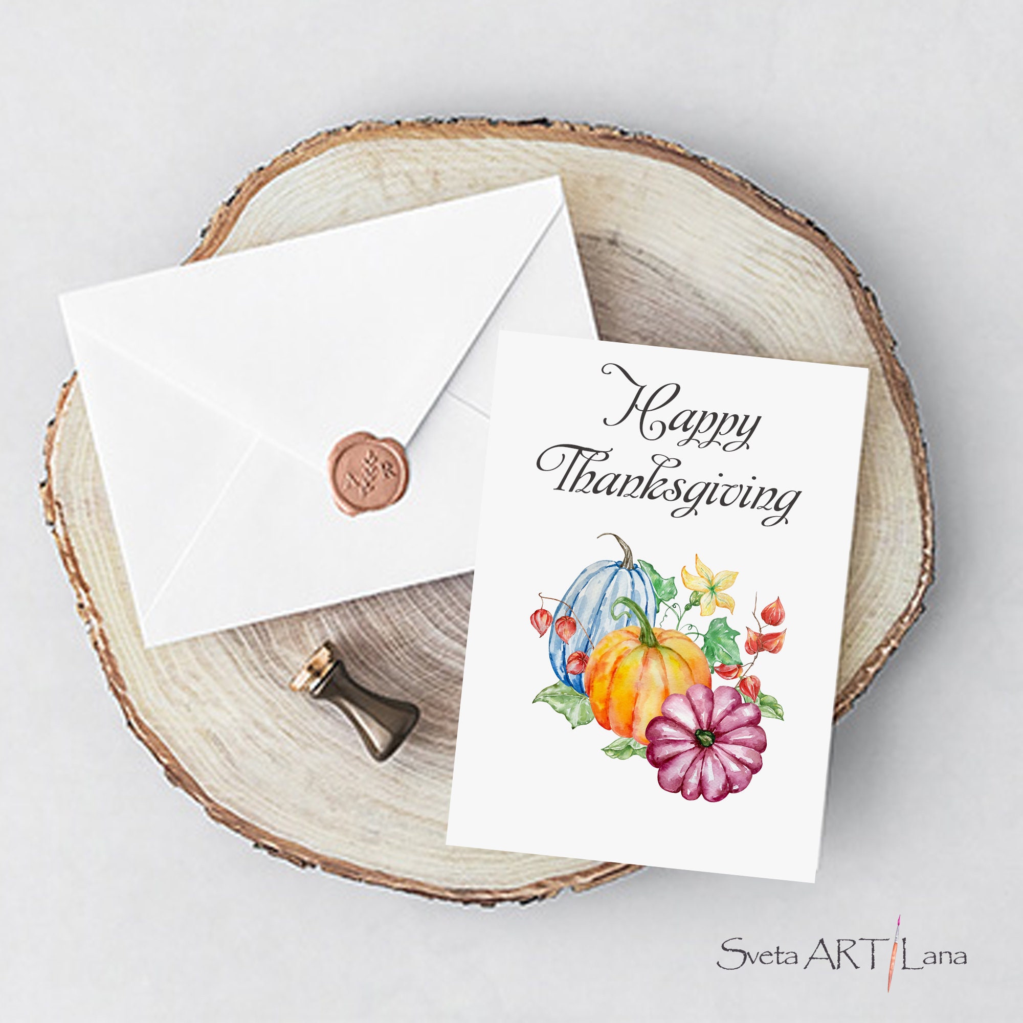 Pumpkin Watercolor Clipart Autumn Harvest Fall Clipart - Etsy