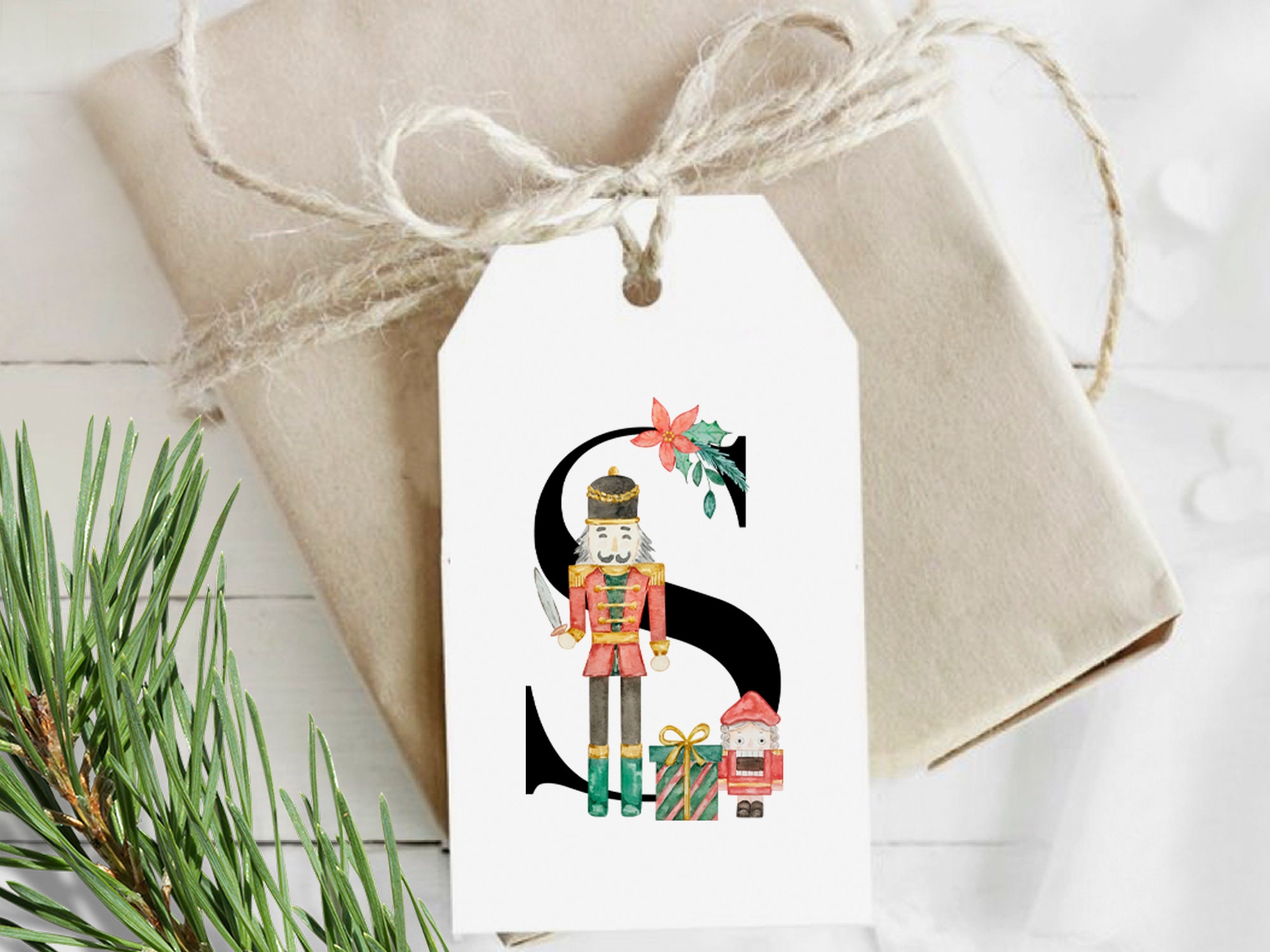 Christmas Nutcracker Alphabet Clipart | Watercolor Nutcracker Letters ...