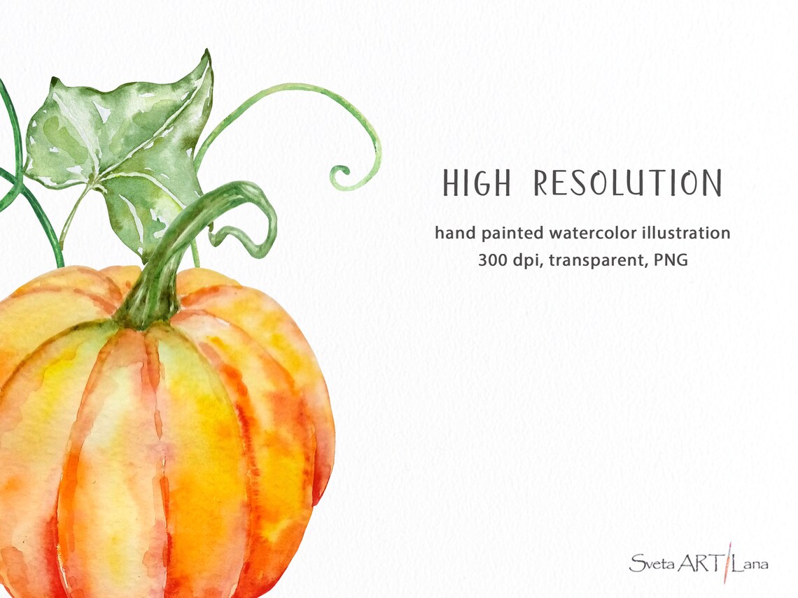 Fall Autumn Orange Pumpkins Clipart Arrangements Autumn - Etsy