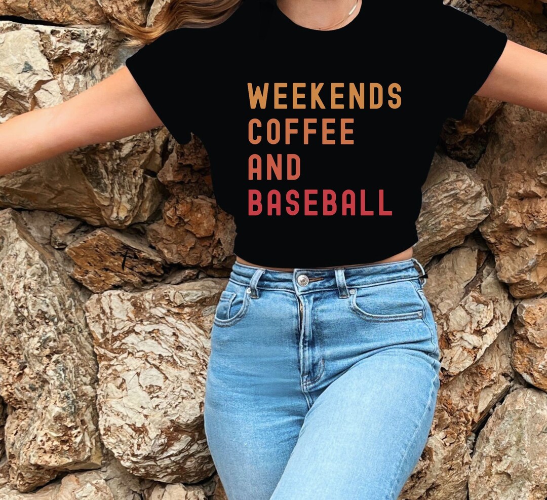 Weekends Coffee and Baseball, Ballpark Shirt, Baseball Season Tee, Baseball Game Tee, Baseball ...