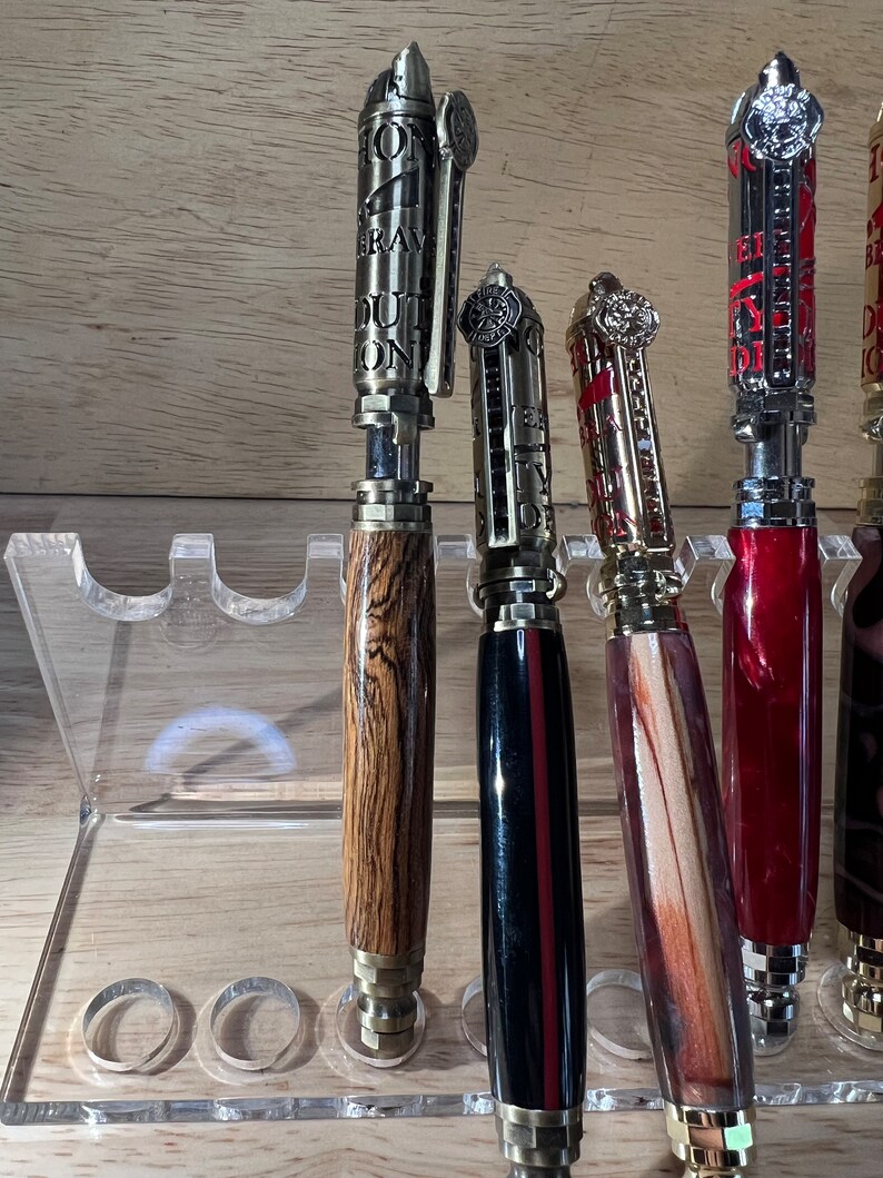 Firefighter “push and Lock” Pen - Etsy