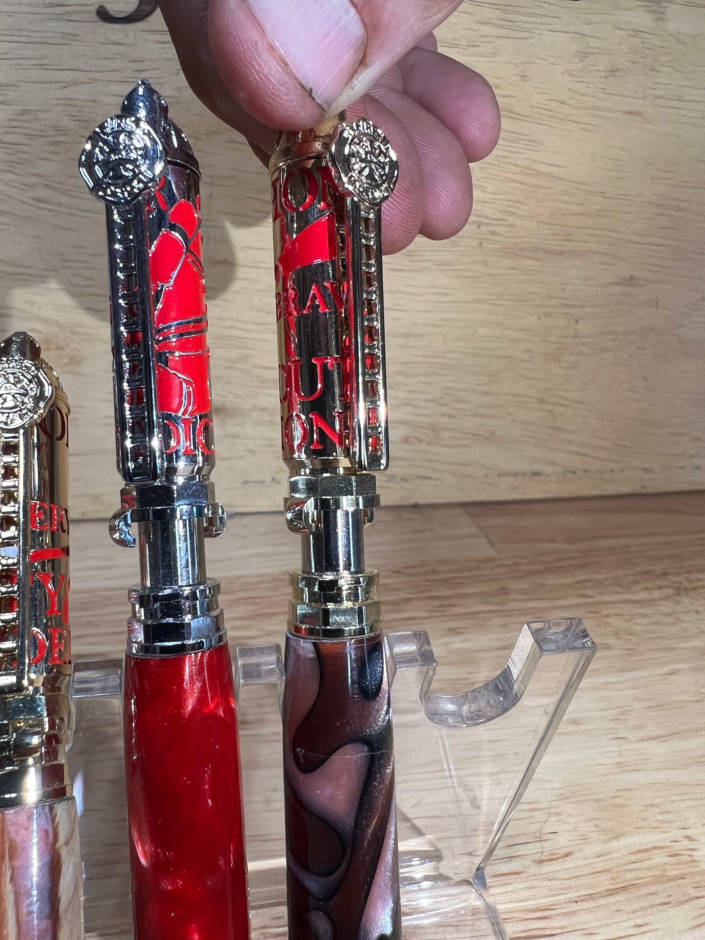 Firefighter “push and Lock” Pen - Etsy