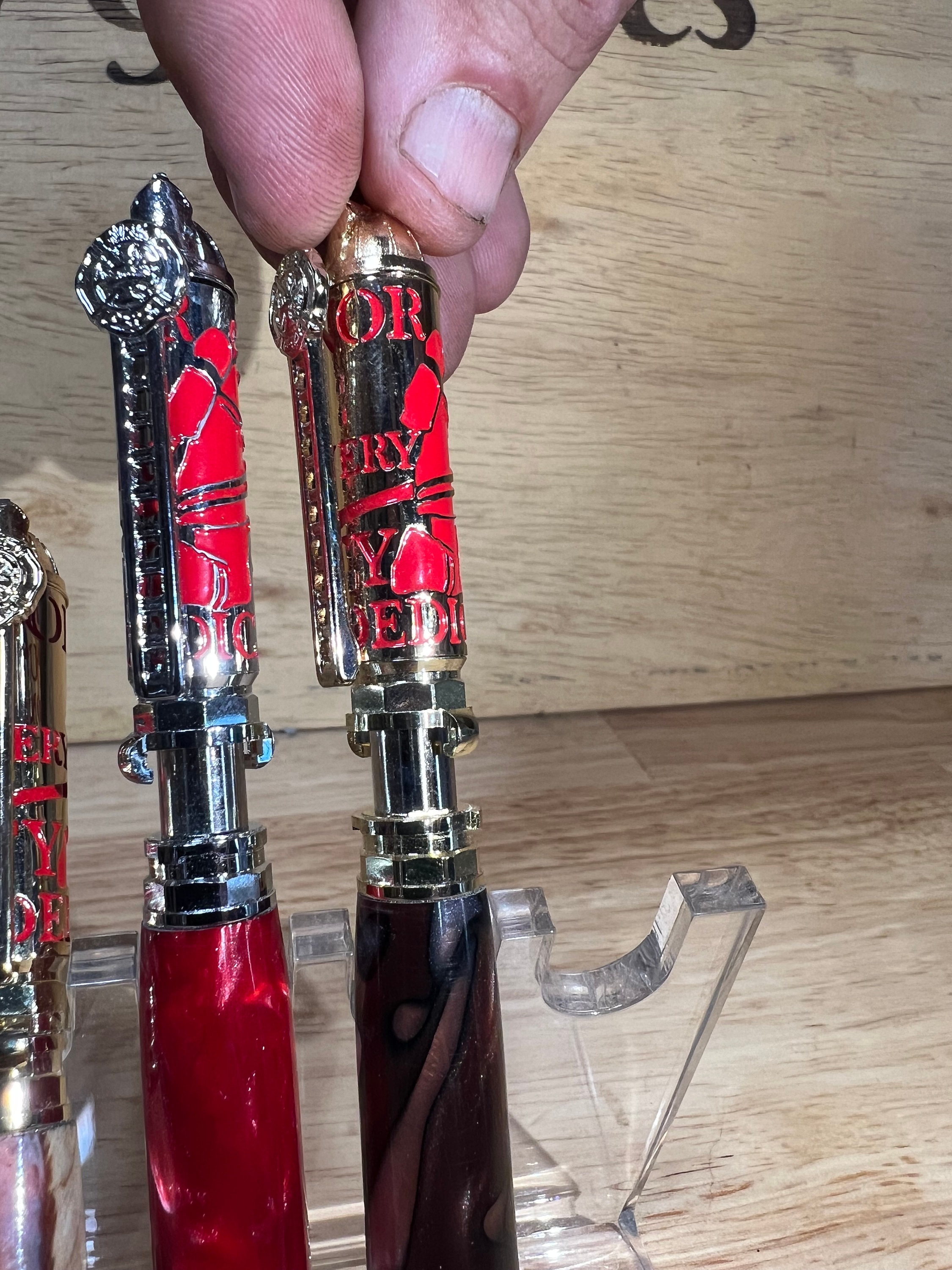 Firefighter “push and Lock” Pen - Etsy