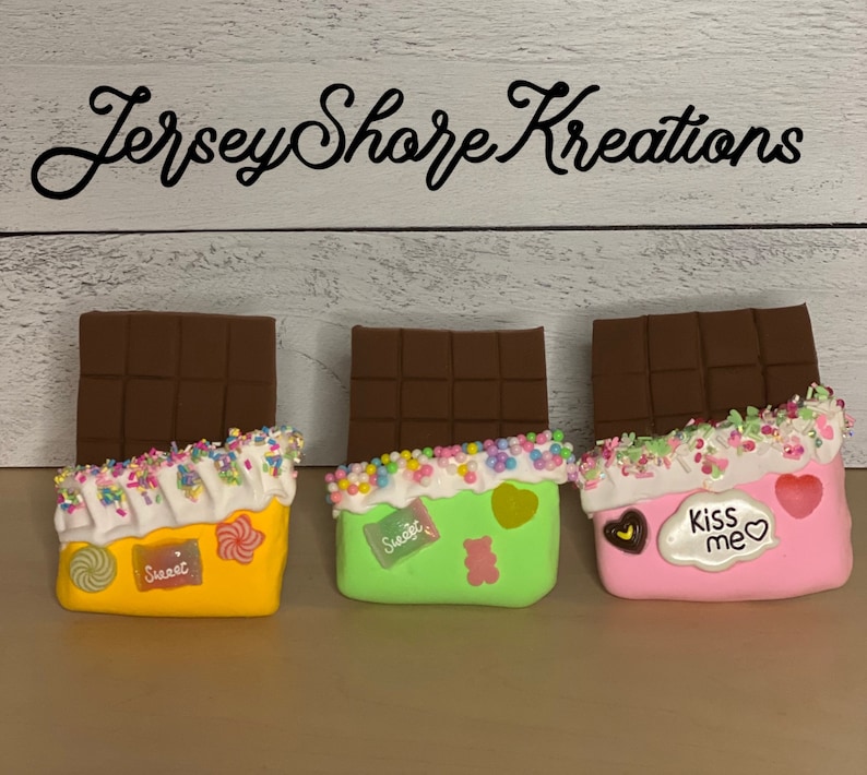 Fake Chocolate Bar, Fake Bake Decor, Faux Sweets, Candy Props, Food ...