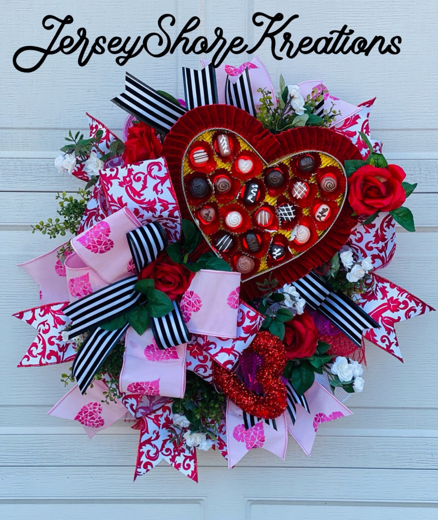 Corona de San Valentín decoración de chocolate decoración | Etsy
