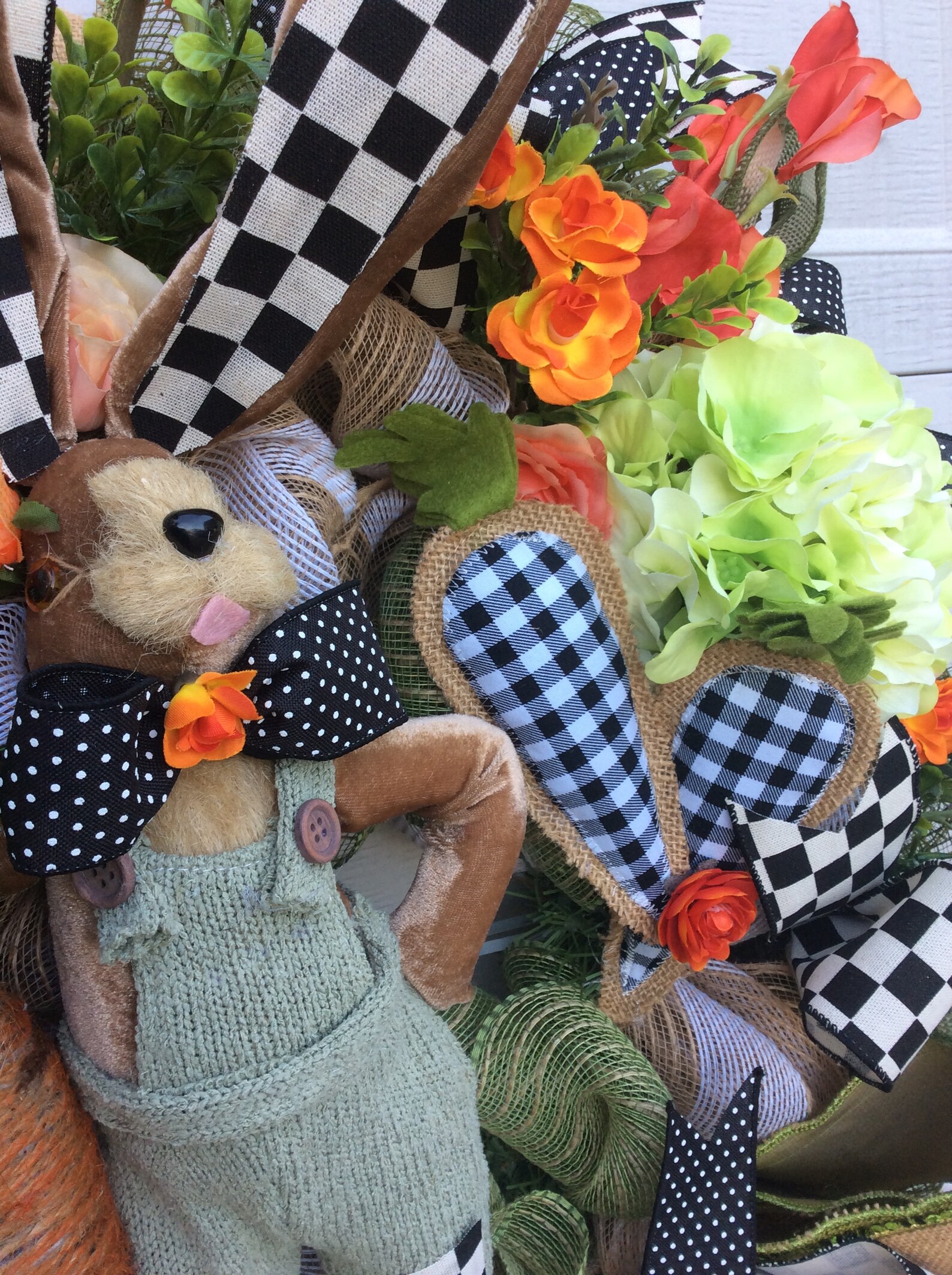 Easter Wreath, Spring Wreath, Spring Decor, Peter Rabbit Wreath, Peter ...