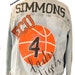 Custom Painted Basketball Denim Jacket - Etsy