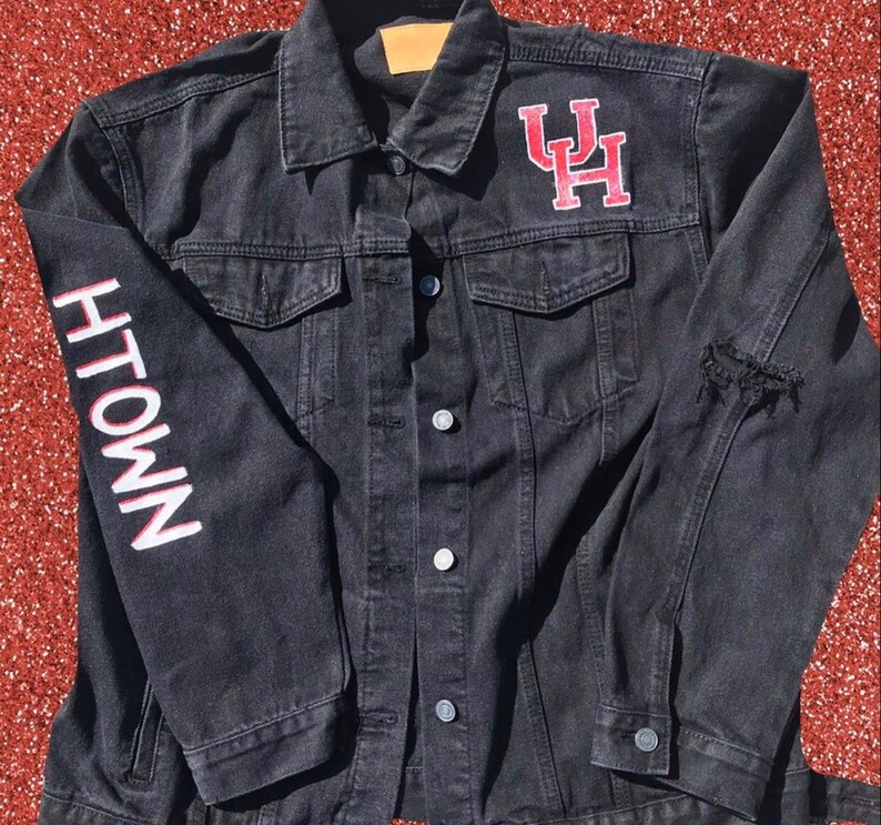 Custom Painted Football Player Jacket | Etsy