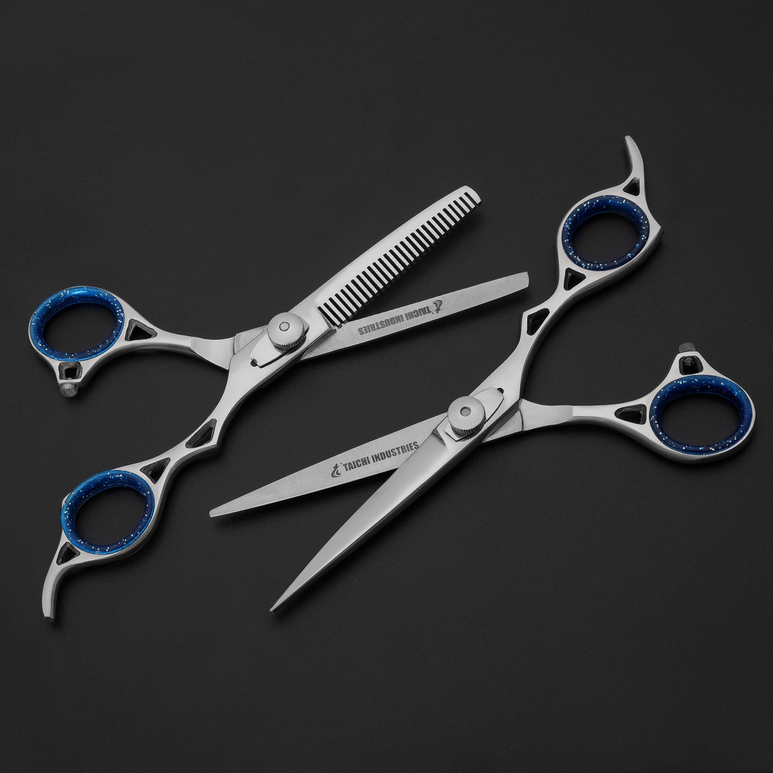 Personalized Hair Cutting Scissors Set With Hair Thinning, Texturing ...