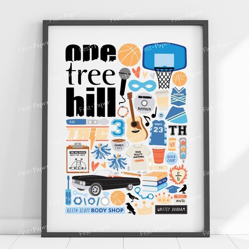 One Tree Hill TV Show Poster One Tree Hill Collage OTH - Etsy