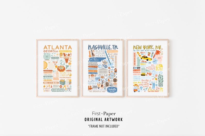 Boca Raton Collage Poster All About Your City Posters Boca | Etsy