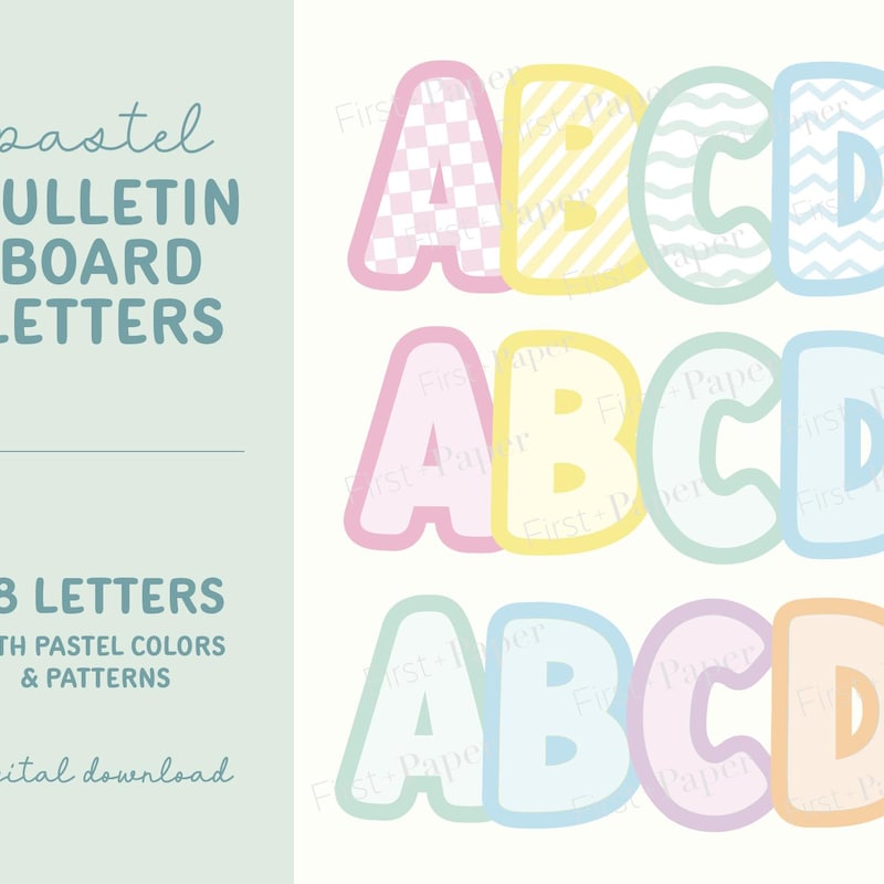 Bulletin Board Letters - Etsy
