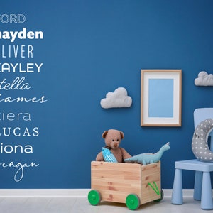 Personalized Wall Decal Vinyl Decal Custom Name Decal - Etsy